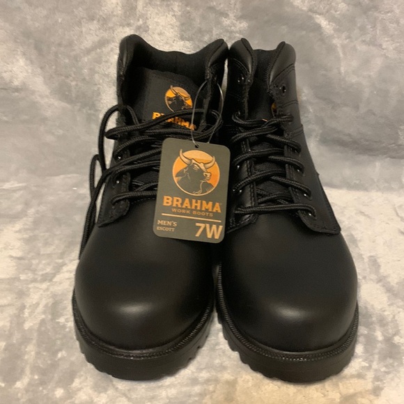 Brahma | Shoes | Brahma Mens Escott Soft Toe Work Boots Wide Width ...
